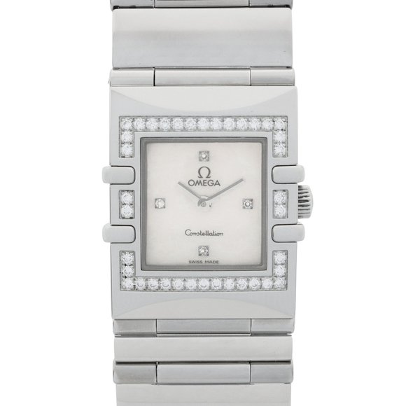 Omega | Accessories | Omega Constellation Quadra Diamond Bezel Watch ...